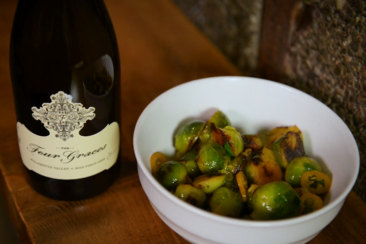 Cast Iron Brussels Sprouts - Foley Food and Wine Society