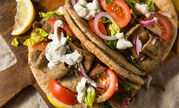 Leftover Lamb Gyros with Tzatziki Sauce - Foley Food and Wine Society